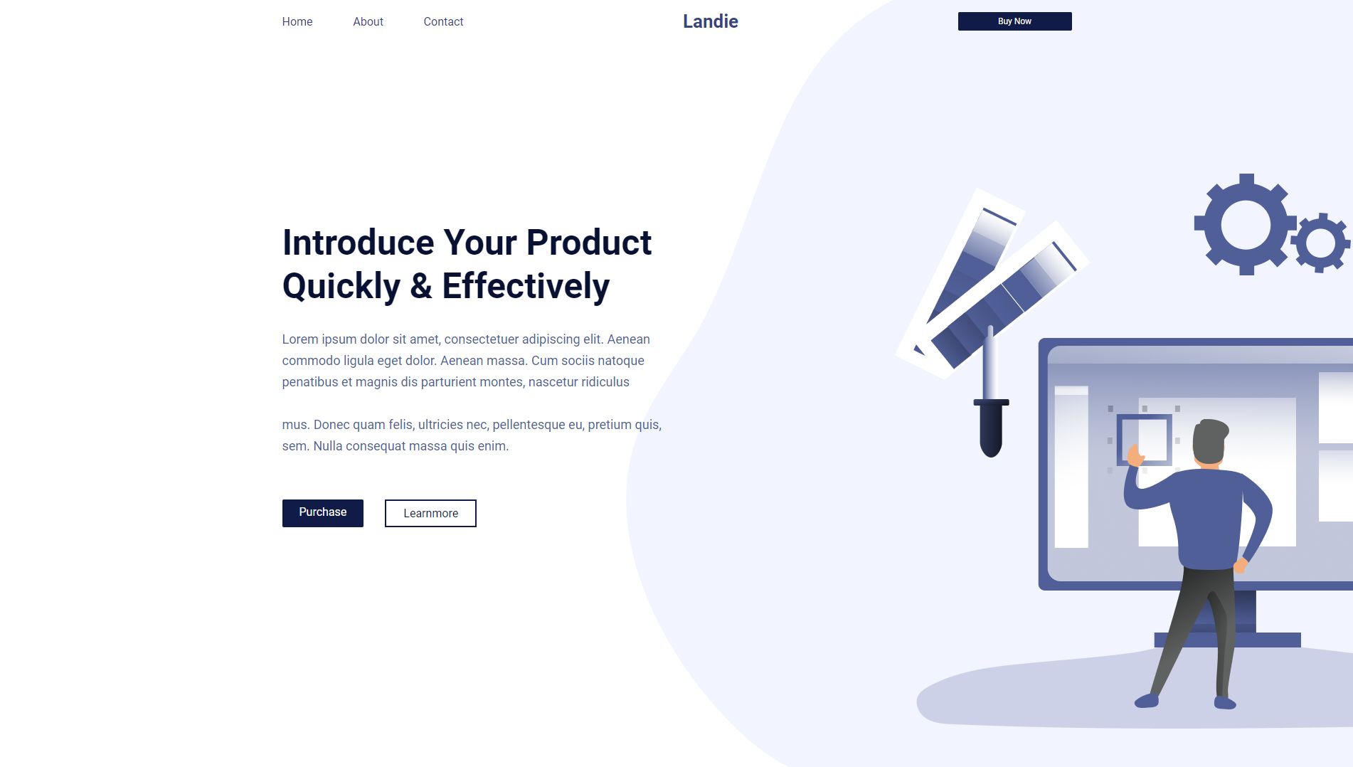 ผลงาน Convert design to code