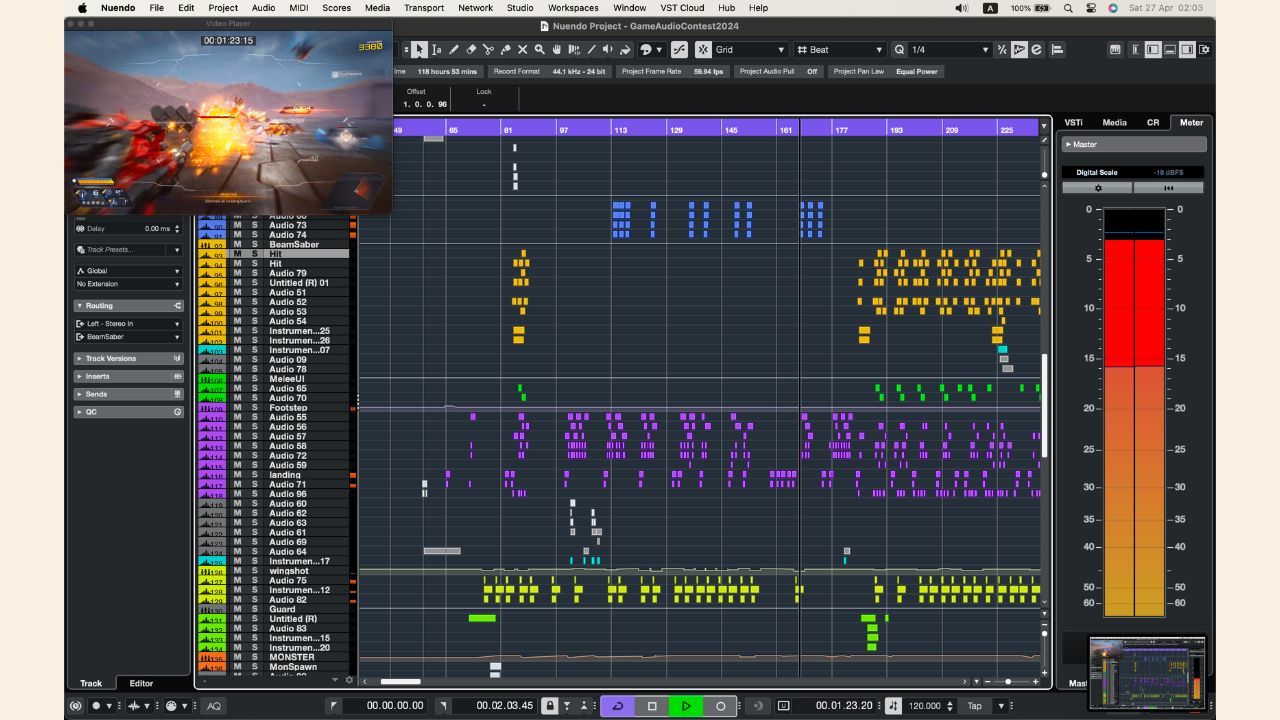 ผลงาน Game Audio Production