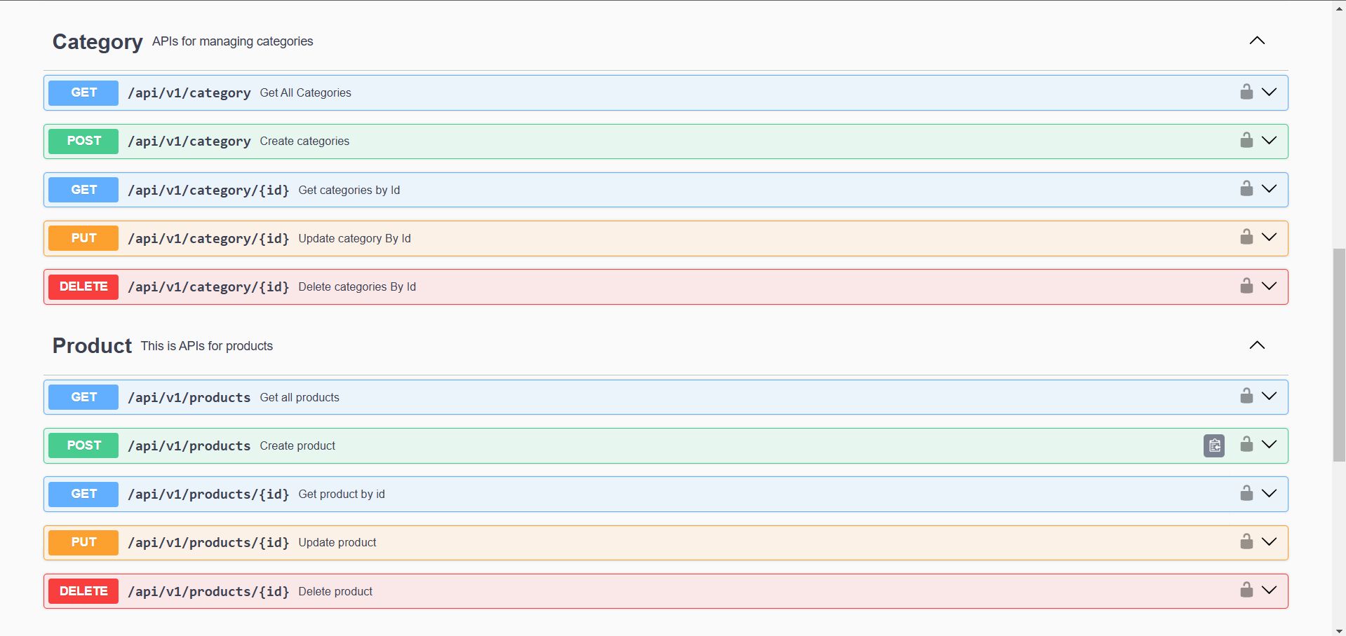 ผลงาน RestAPIs with Java Spring Boot